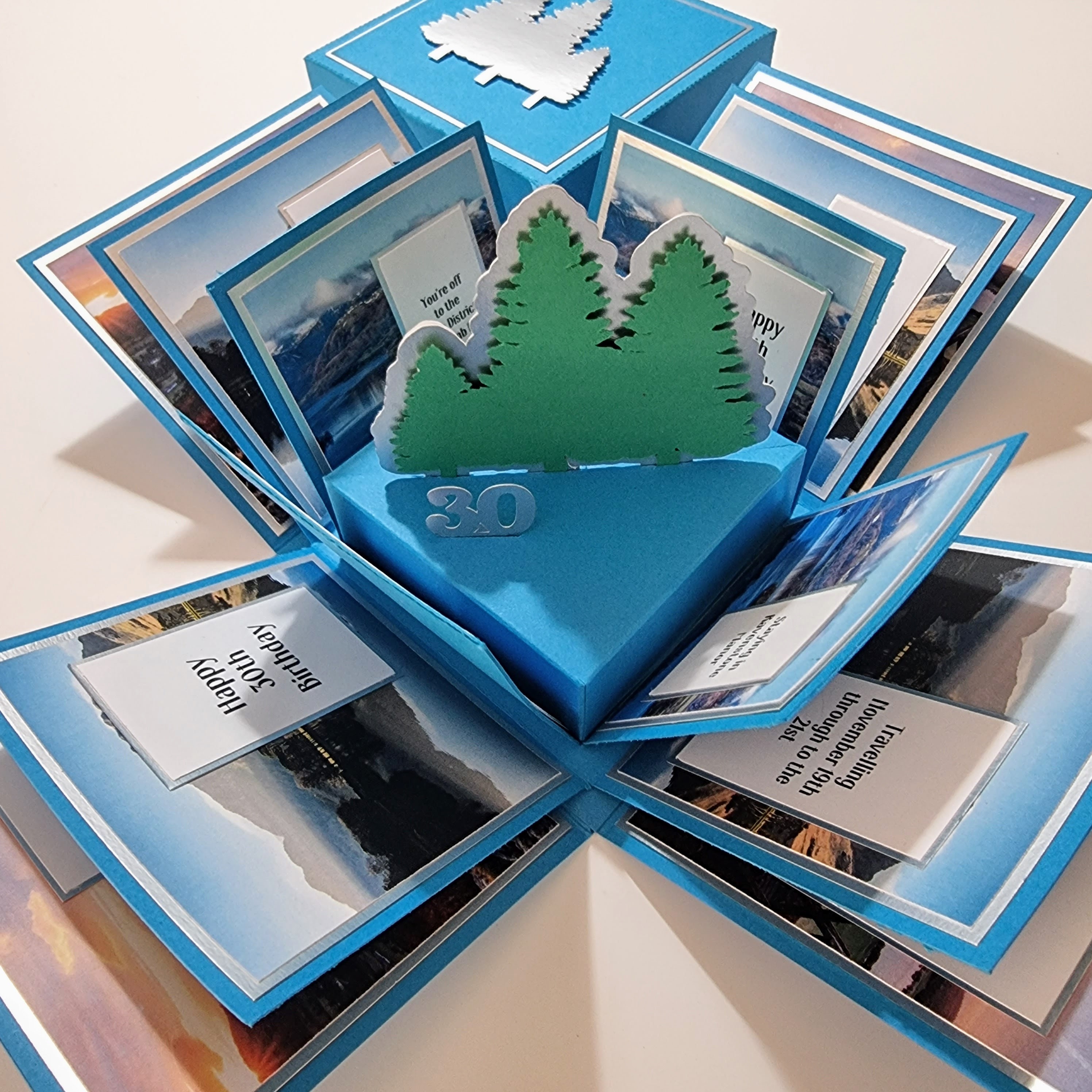 Exploding Trip Reveal Box Custom Occasion Trip Reveal - Etsy