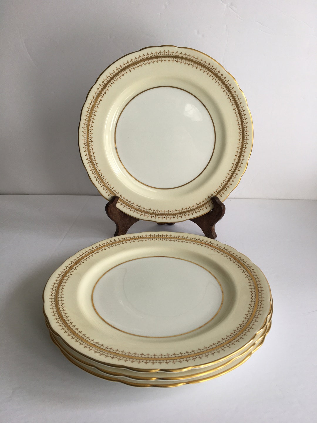 Beautiful Set of 4 Vintage Side Plates Aynsley Bone China Cynthia ...