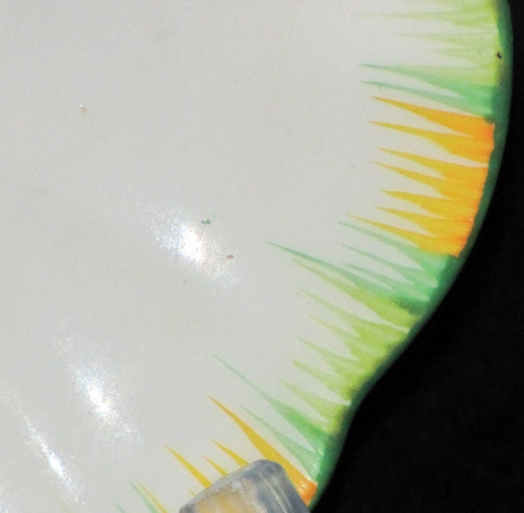 Lovely Vintage Melba England Porcelain Brush Strokes of Green - Etsy