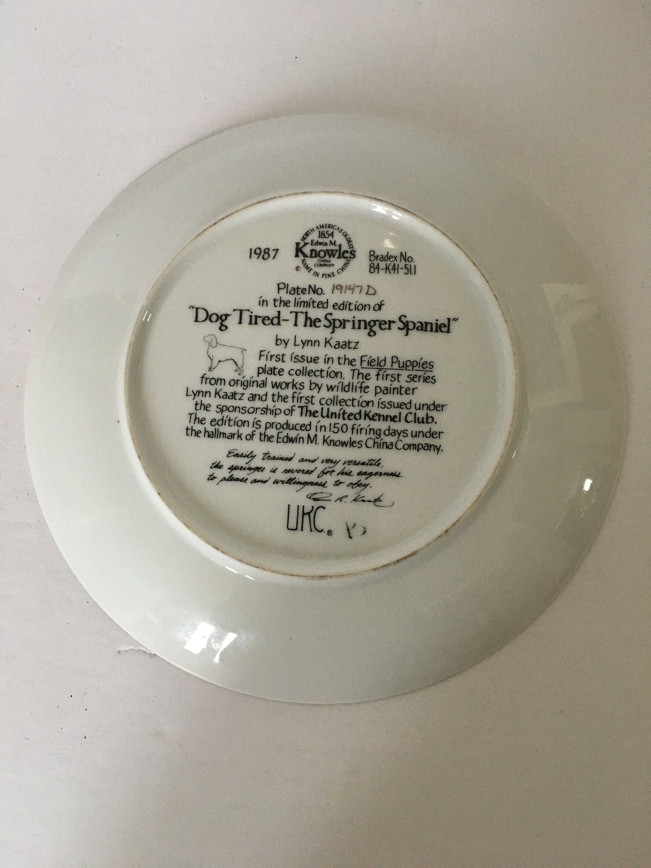 Adorable Vintage Set of 3 Dog Plates Springer Spaniel and - Etsy