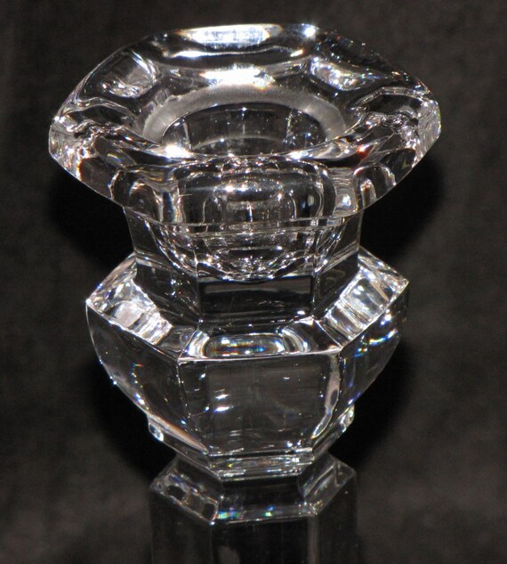 Vintage Goebel Germany Lead Crystal Hexagon Tall Column Pillar - Etsy