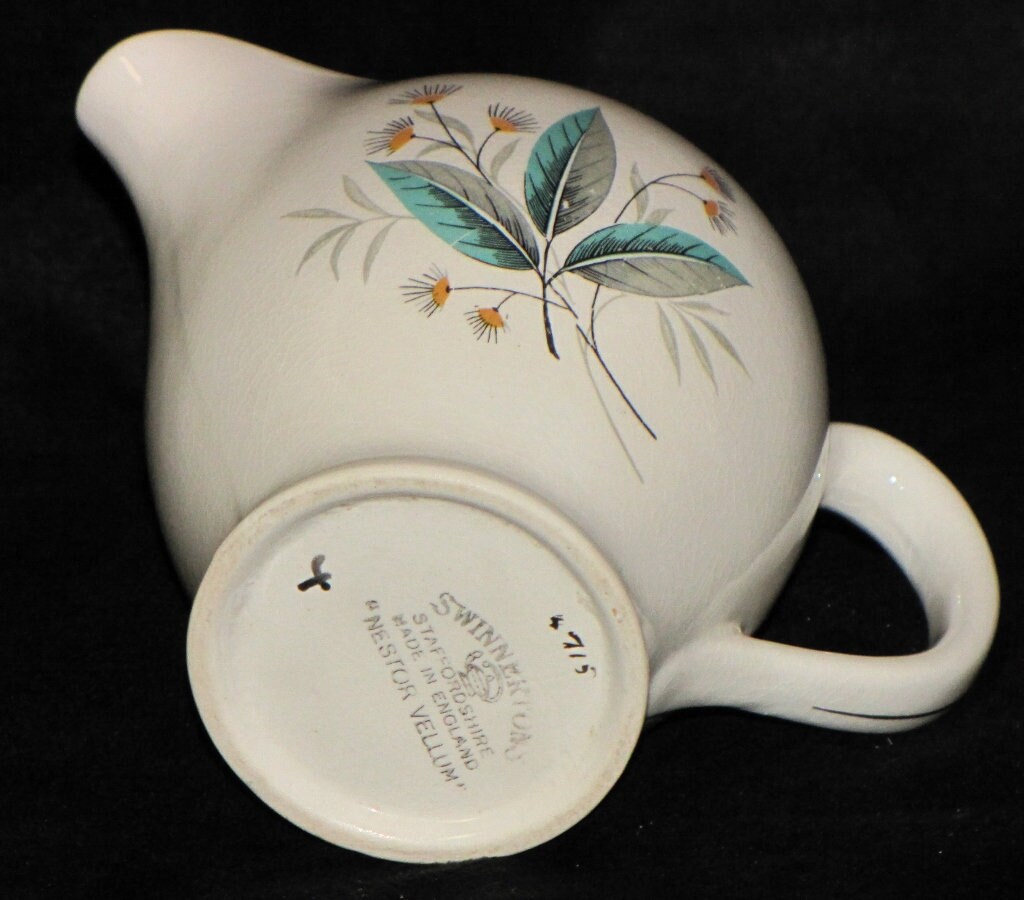 Vintage Swinnertons England Pottery Nestor Vellum Blue Grey - Etsy
