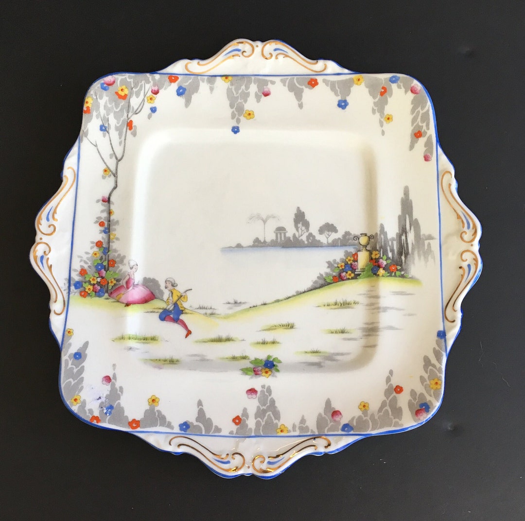 Set of Three Vintage Paragon Four Handled Cake Plate and Two - Etsy