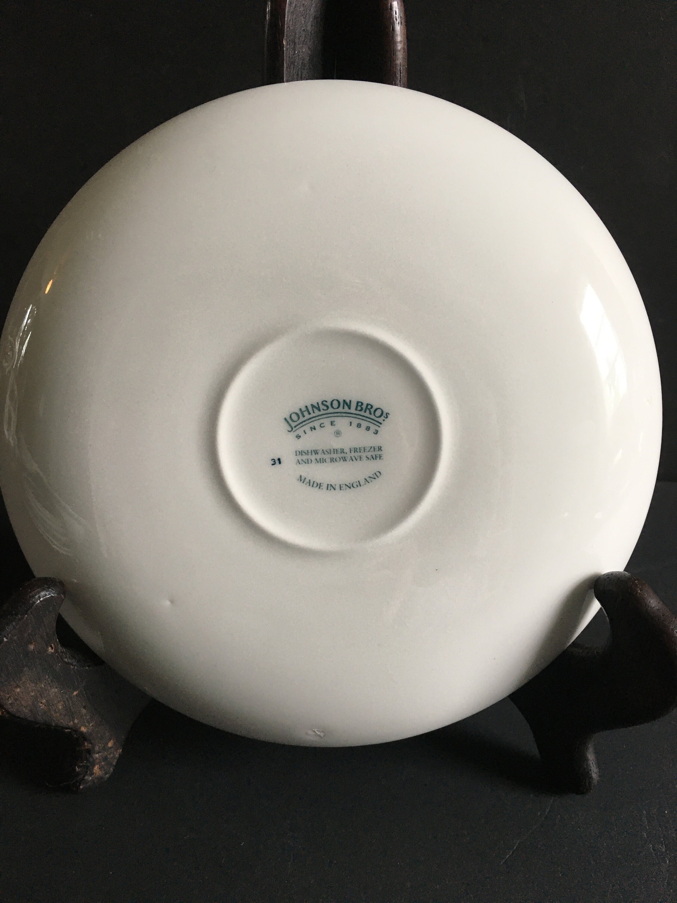 Vintage Johnson Bros Willow Pattern Set of 2 6 Inch Bread - Etsy