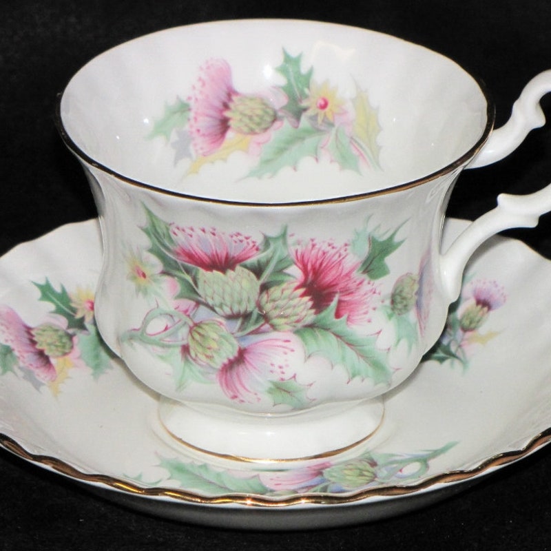Thistle Tea Cup - Etsy