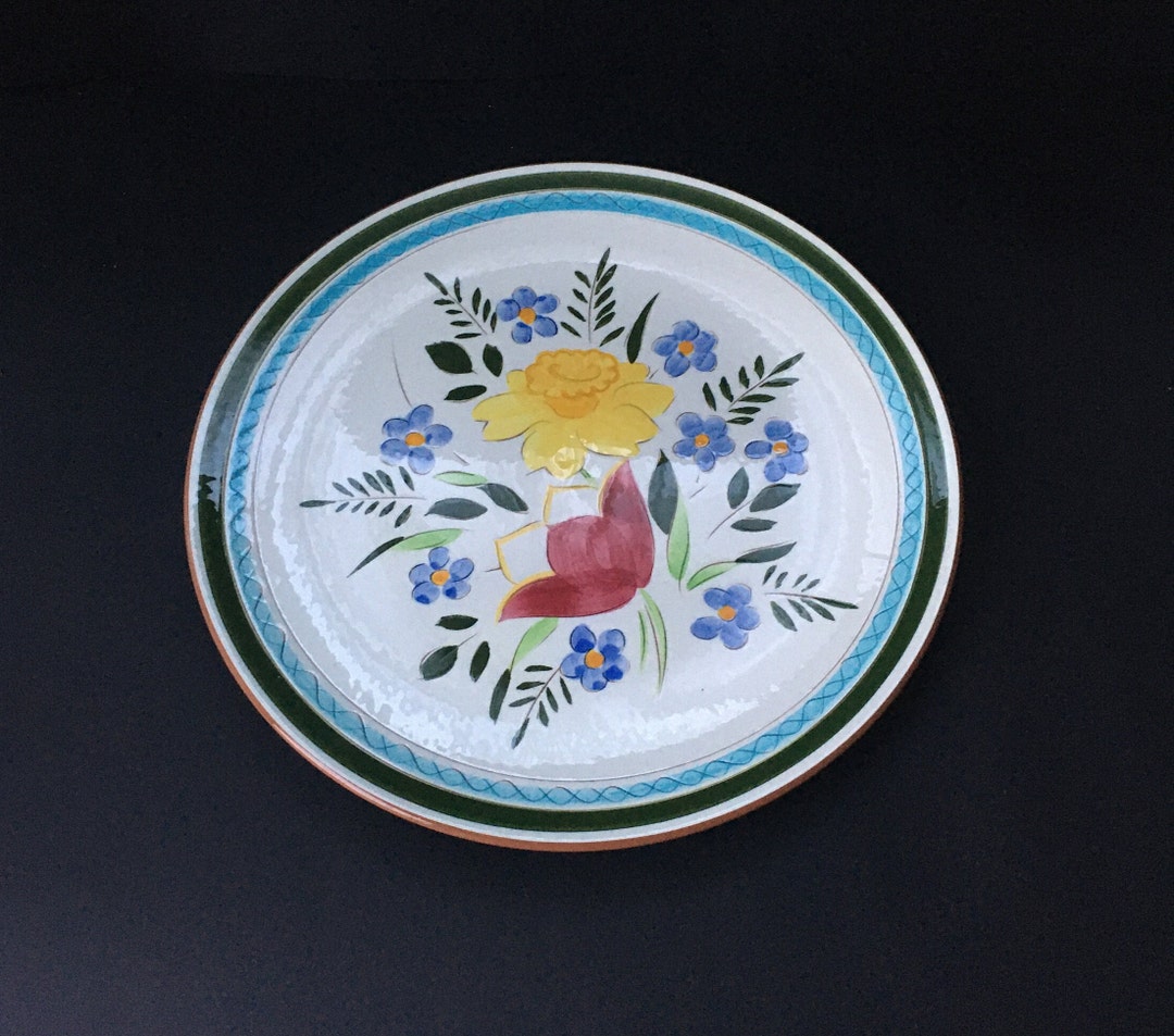 Beautiful Vintage Large Stangl Pottery Platter Pattern Country Garden ...