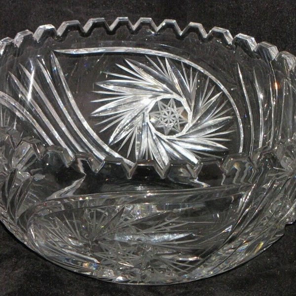 Star of David Lead Crystal Bowl - Etsy