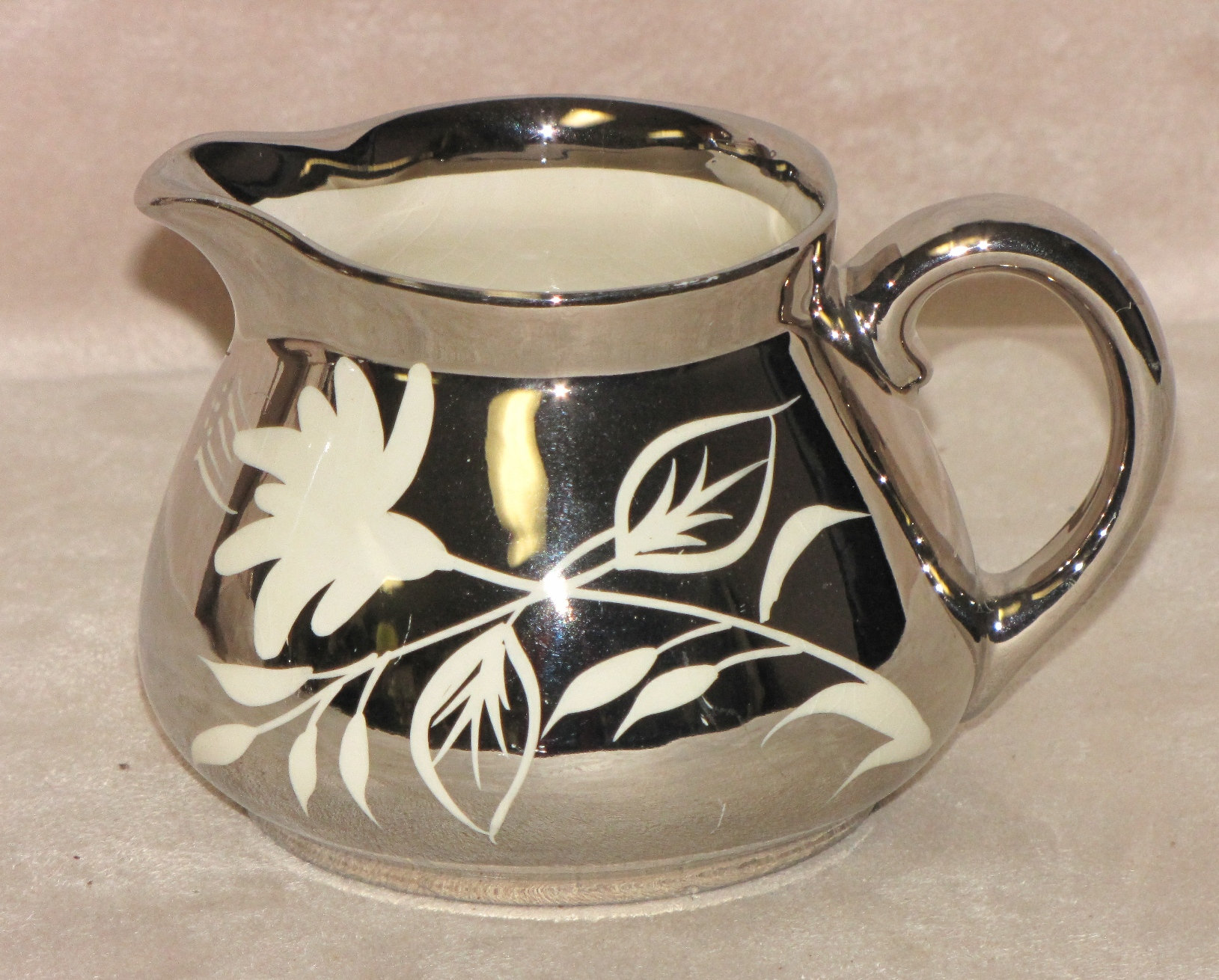 Vintage 1950s Gibsons Staffordshire England Pottery Silver Lustre ...