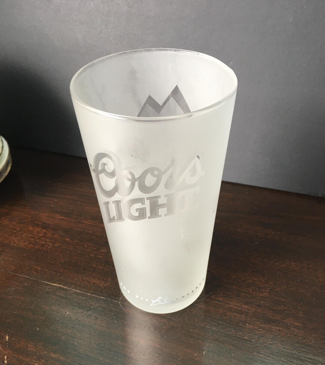 Frosted Coors Light Large Glass the Silver Bullet - Etsy