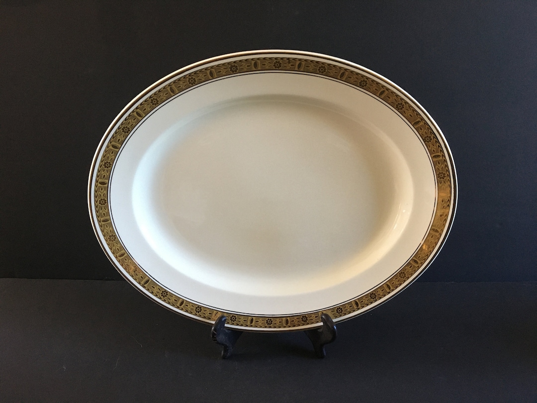 Set of 2 Vintage Burleigh Ware Zenith Deco 1930's England Burgess Leigh ...