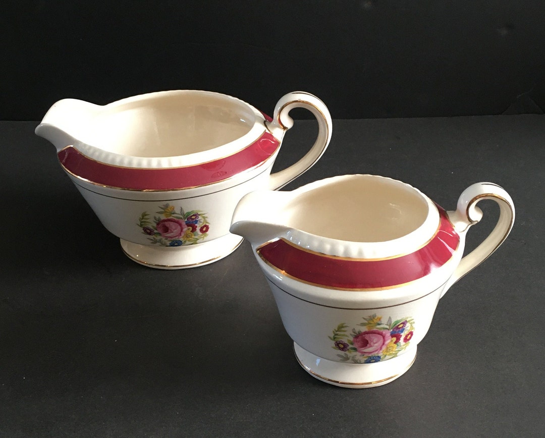Ambasador Ware 18k G BDR Creamer & Gravy Boat Pattern is "murrygate" - Etsy