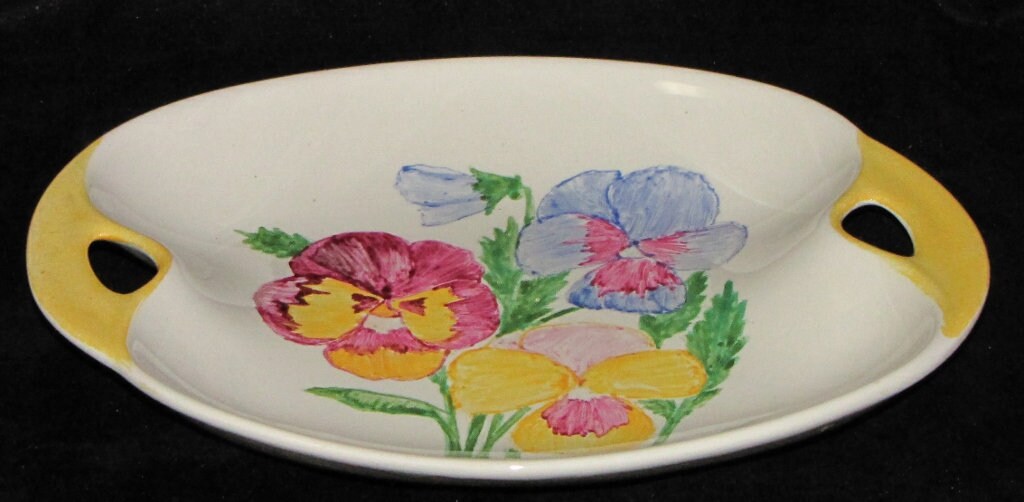 Lord Nelson England Ceramic Pottery Hand Painted Pansies Small - Etsy