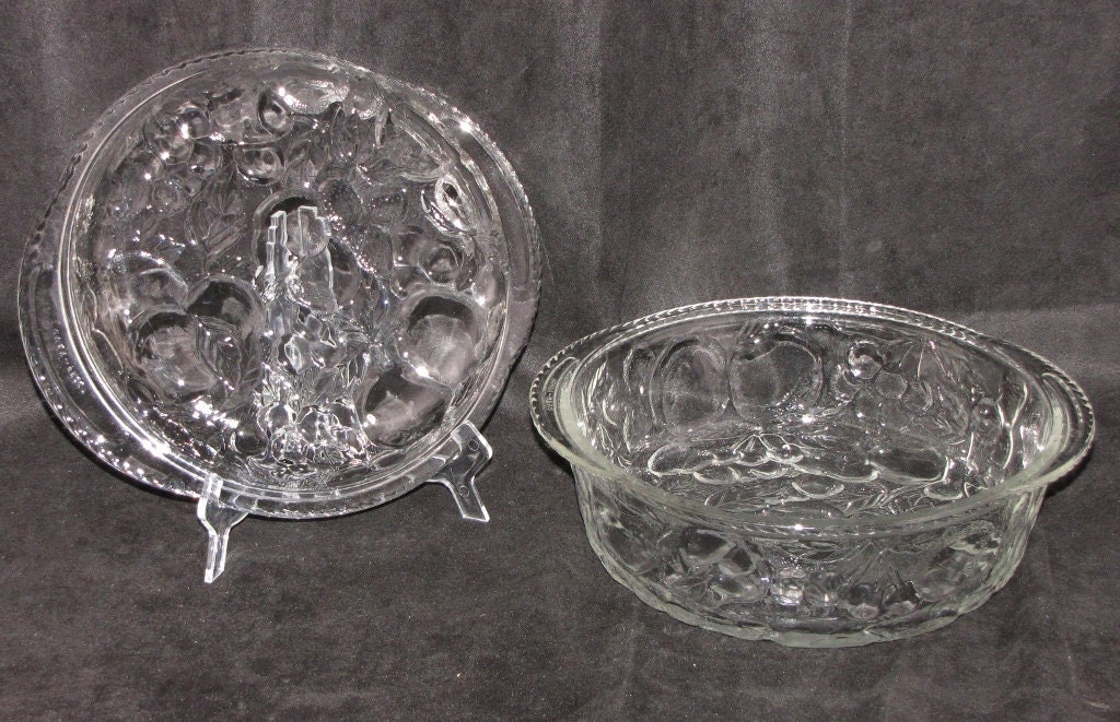 Libby Glass Orchard Fruit Oven-proof Dutch Oven Casserole Dish - Etsy