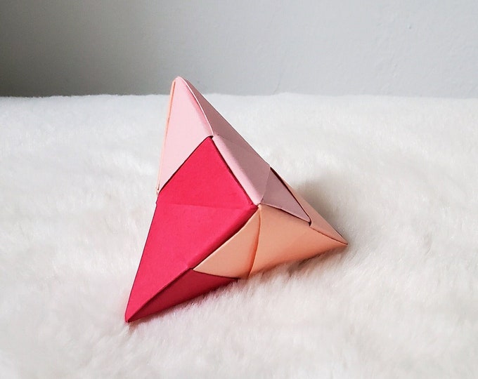 Modular Origami Figure | Popping Fidget Spinner | Toy | Art | Unique ...