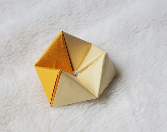 Modular Origami Figure | Rotating Flexagon | Fidget | Toy | Art ...