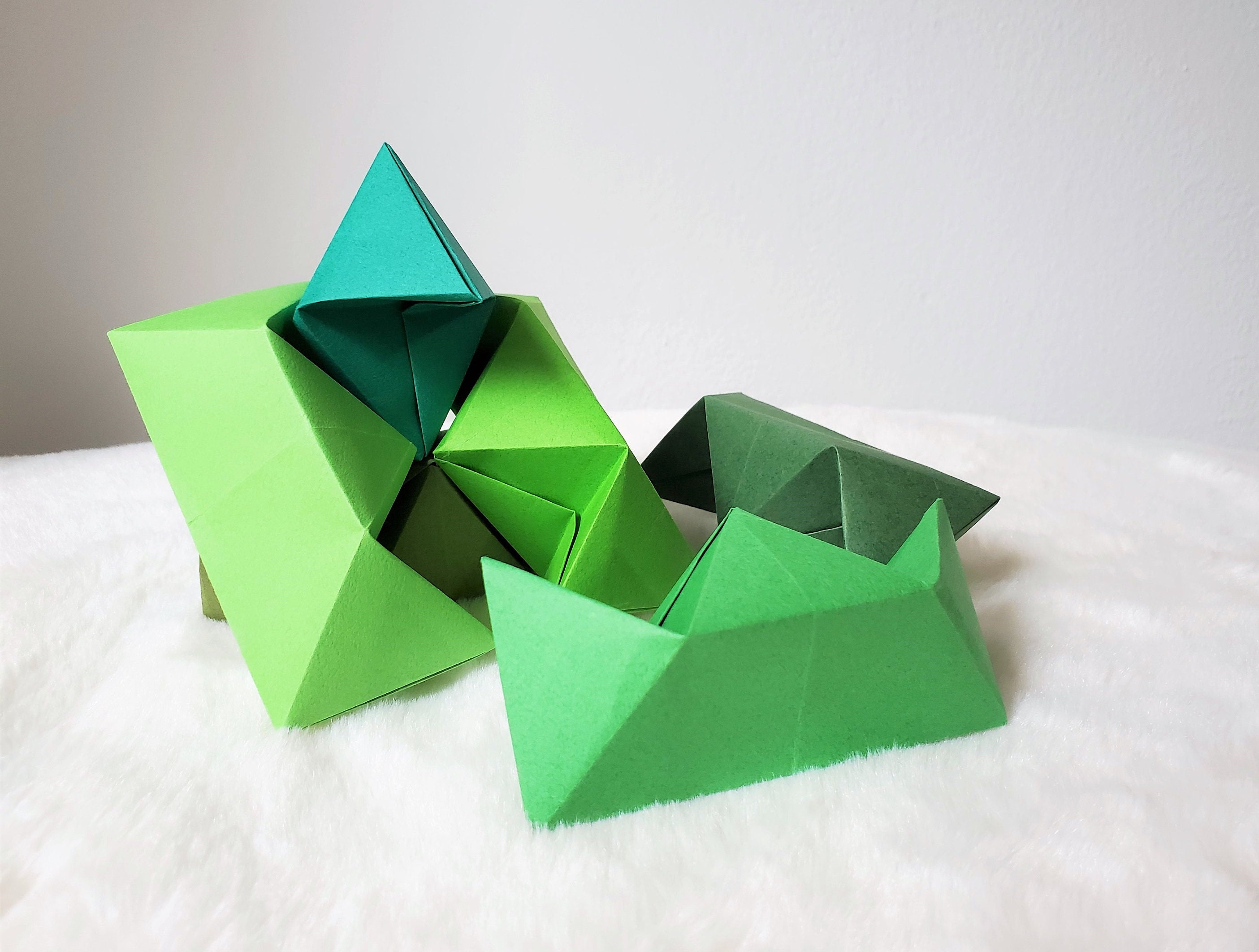 Modular Origami Figure Burr Puzzle - Etsy