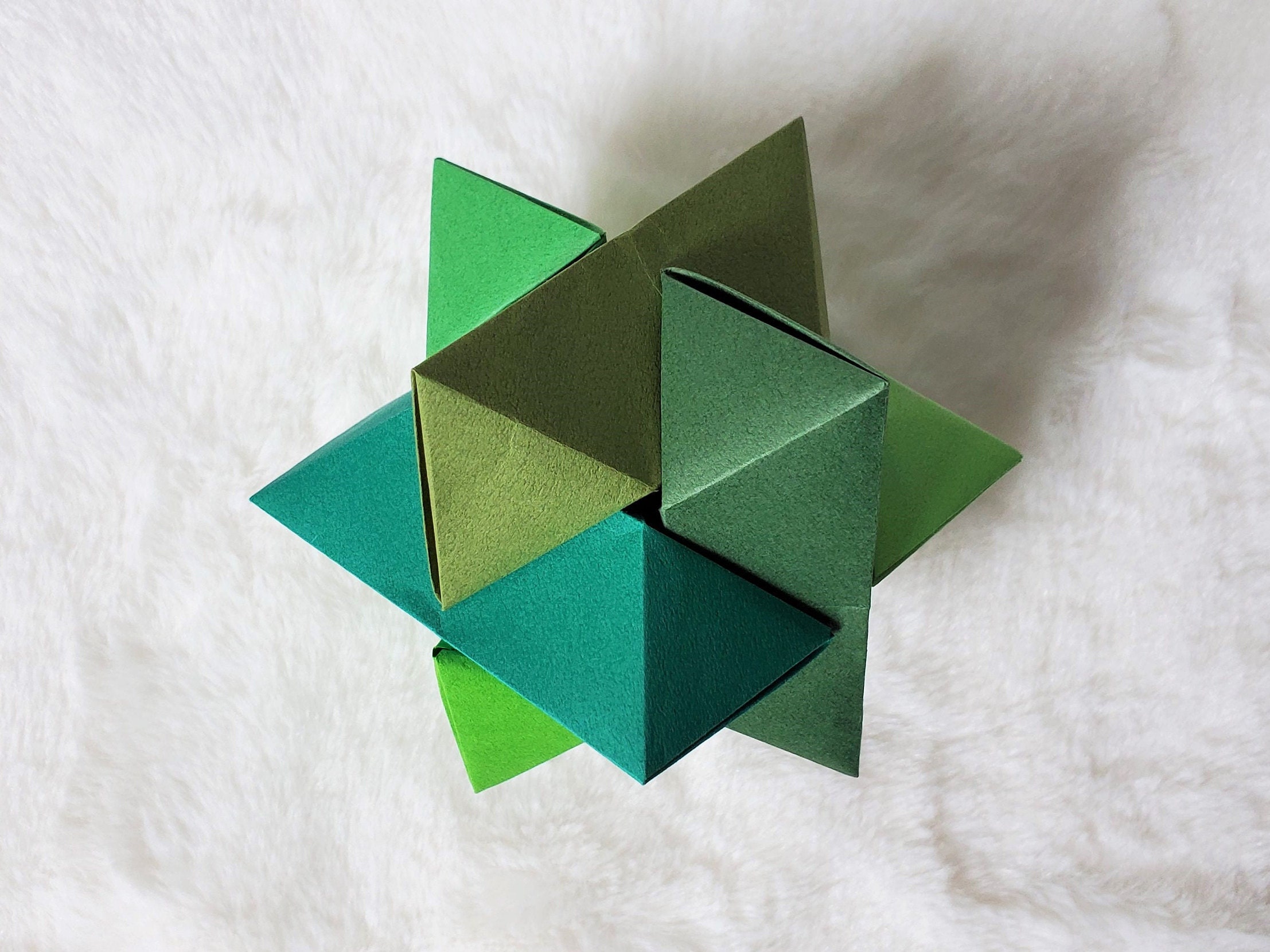 Modular Origami Figure Burr Puzzle - Etsy