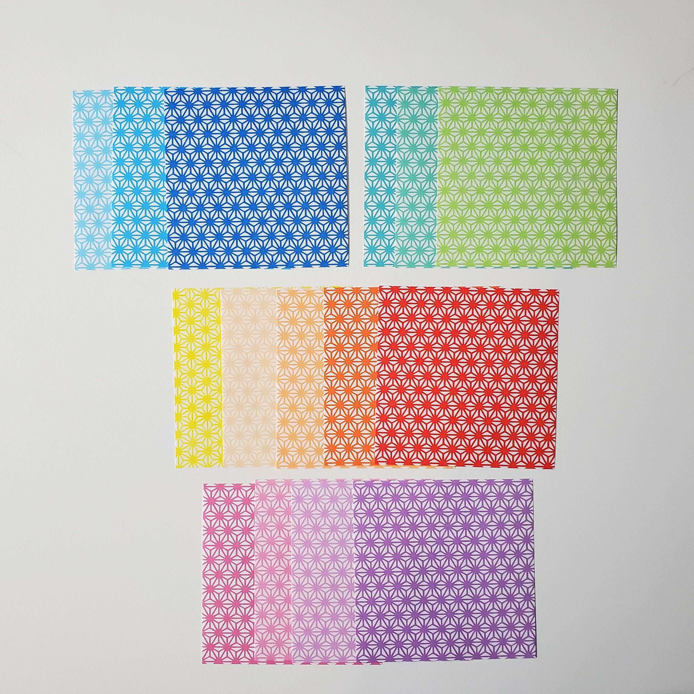 Patterned Modular Origami Figure 3D Star/triangle Kusudama - Etsy