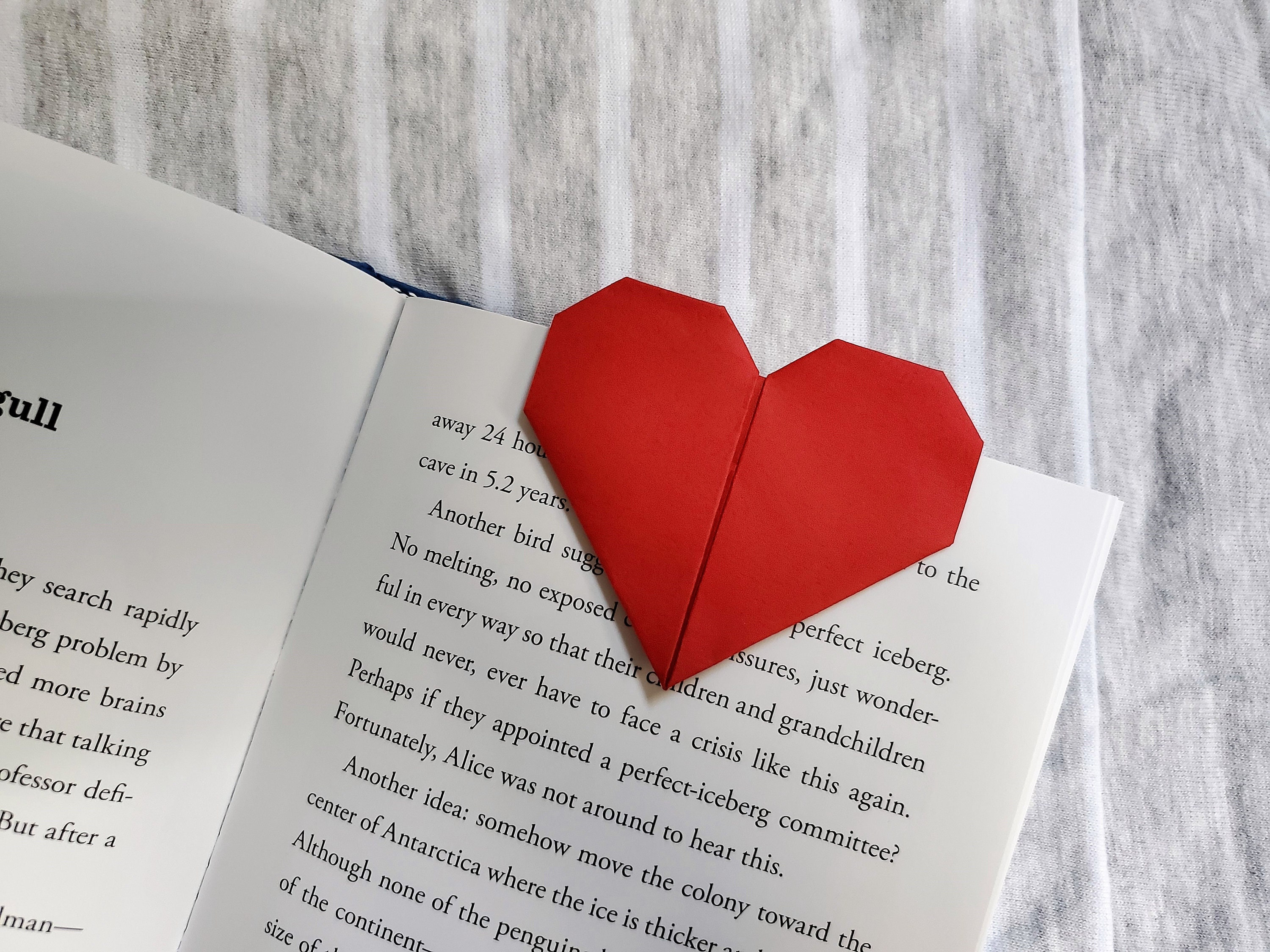 Origami Heart Bookmark Easy Origami Heart Bookmark Tutorial Create