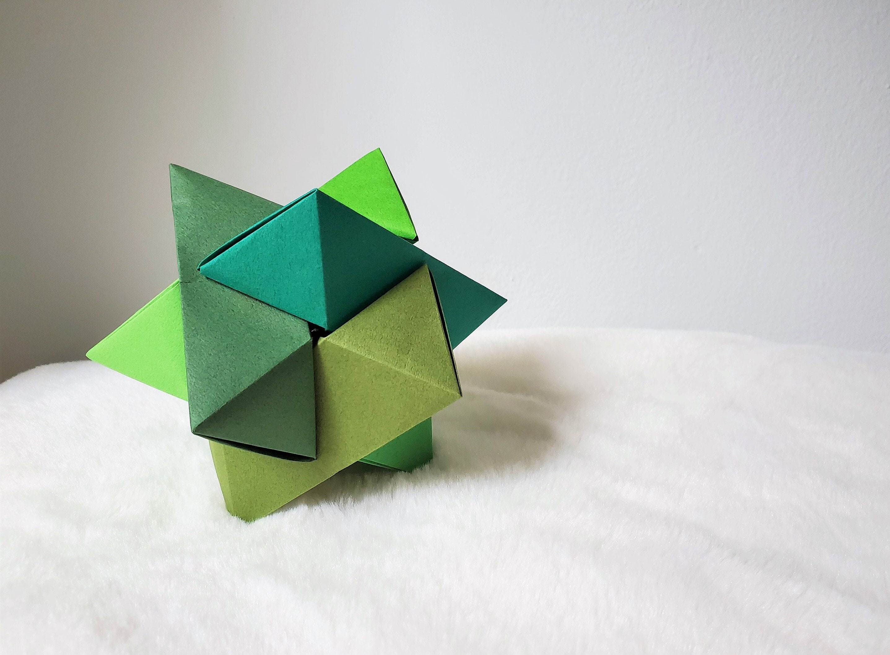 Modular Origami Figure Burr Puzzle - Etsy