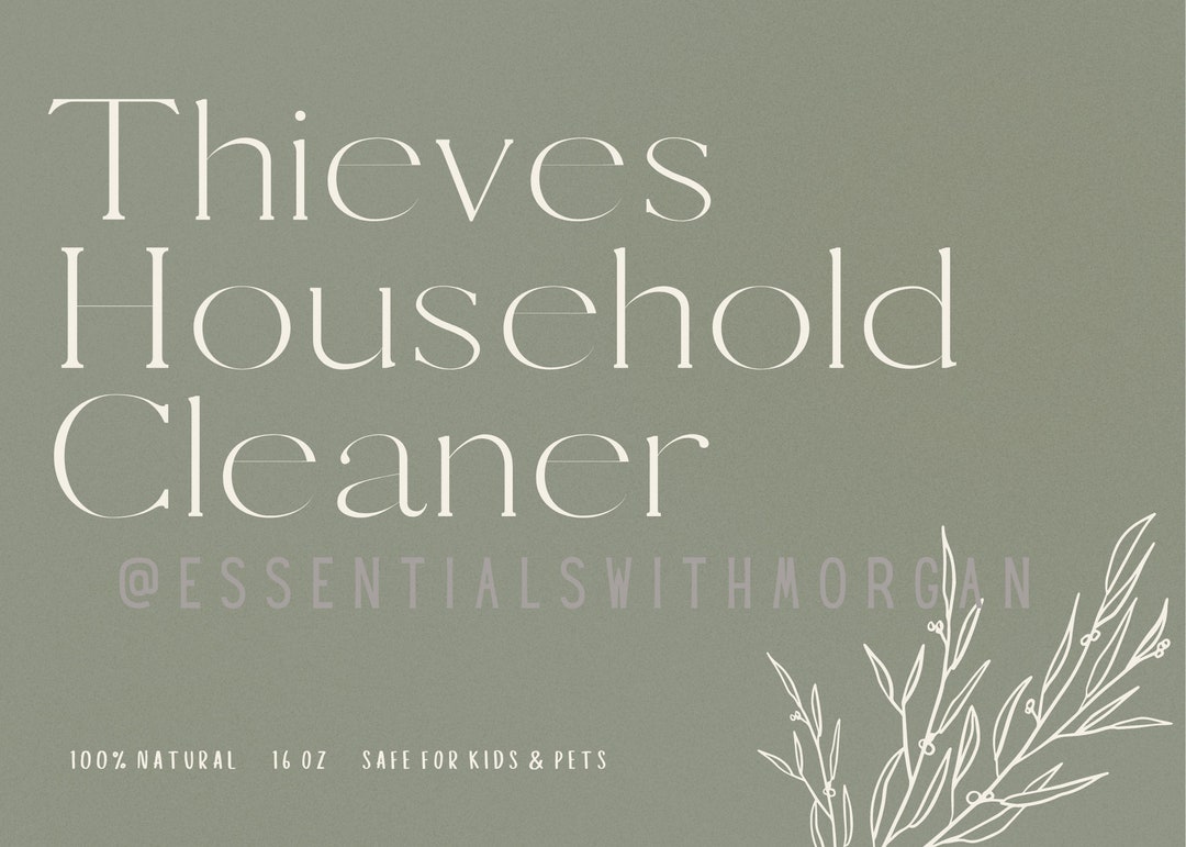 Thieves Label-olive - Etsy