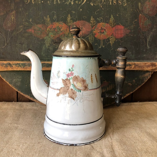Enamel Tea Pot - Etsy