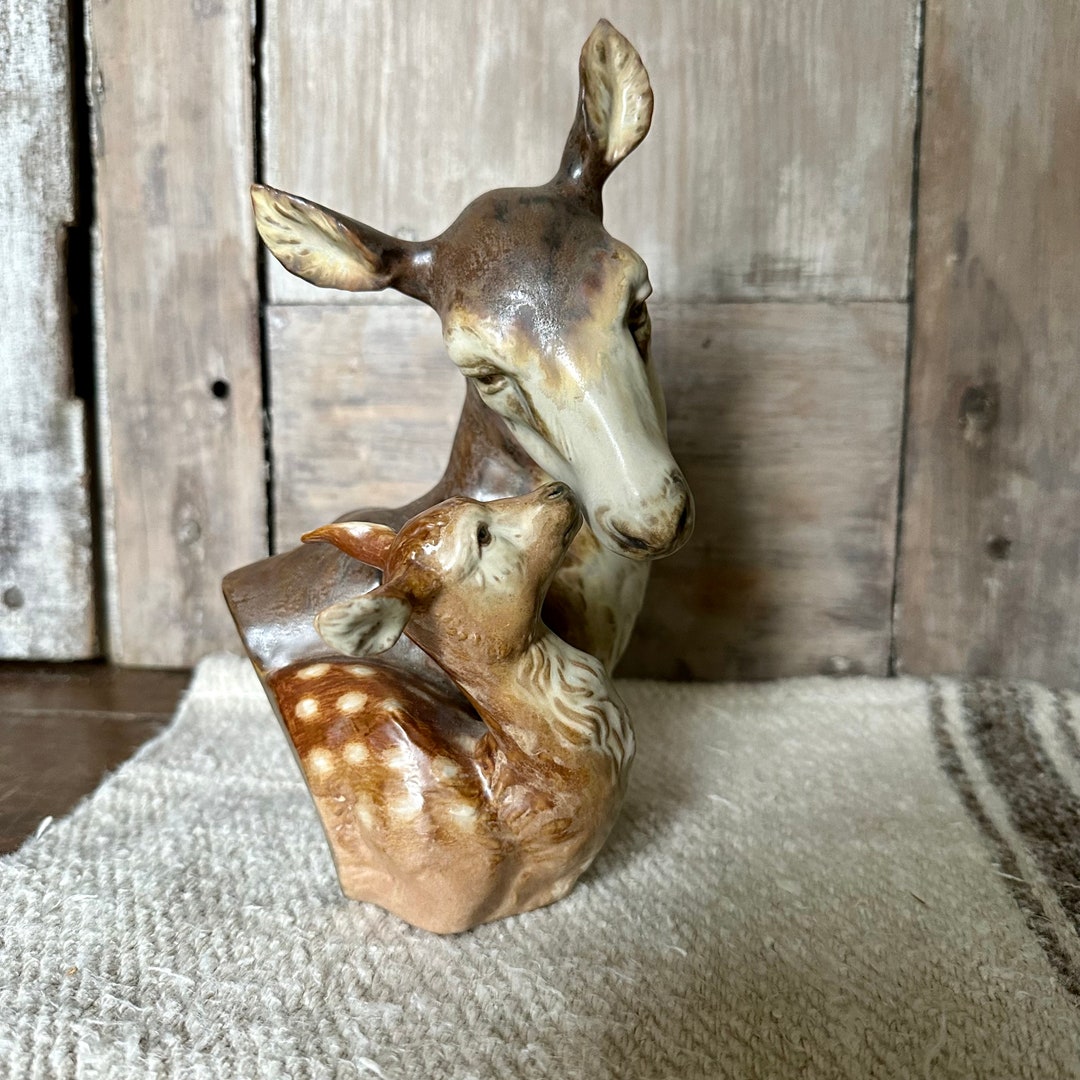 Lladro Deer Doe and Fawn - Etsy