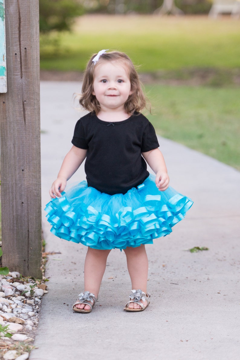 Light Blue Skirt Girls Teal Dress Toddler Blue Dress Blue - Etsy