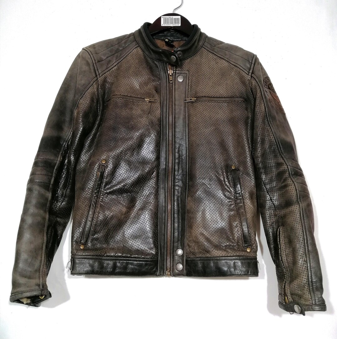 Jacket Biker Estilo Vintage Helston's De SEGUNDA MANO Talla M Para ...