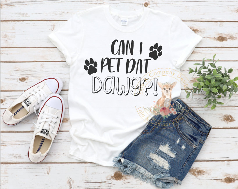 Can I Pet Dat Dawg SVG PNG JPEG Cut File for Silhouette Cricut Tiktok ...
