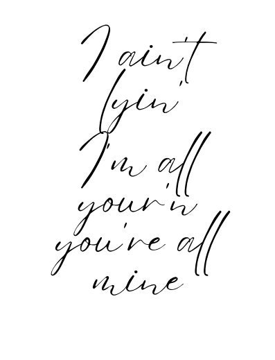 Tyler Childers All Your'n Lyrics Digital Print Home Decor - Etsy