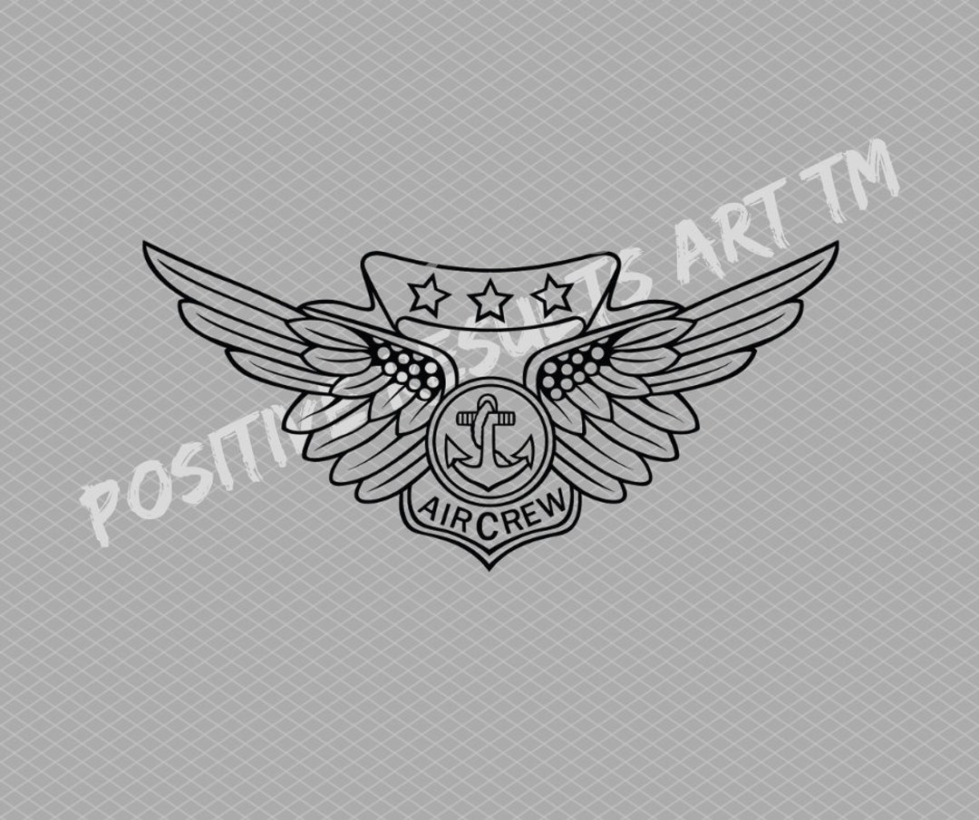 Combat Aircrew Wings Decal - Etsy
