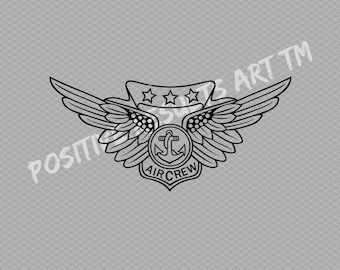 USMC [silver Stars] Combat Aircrew Badge [wings] U.S. Marines Combat ...