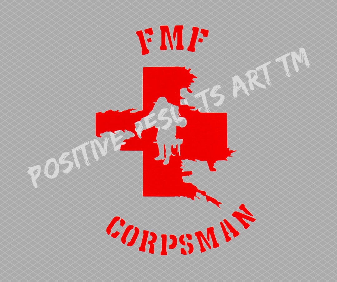FMF Corpsman Up! Red Cross - Etsy