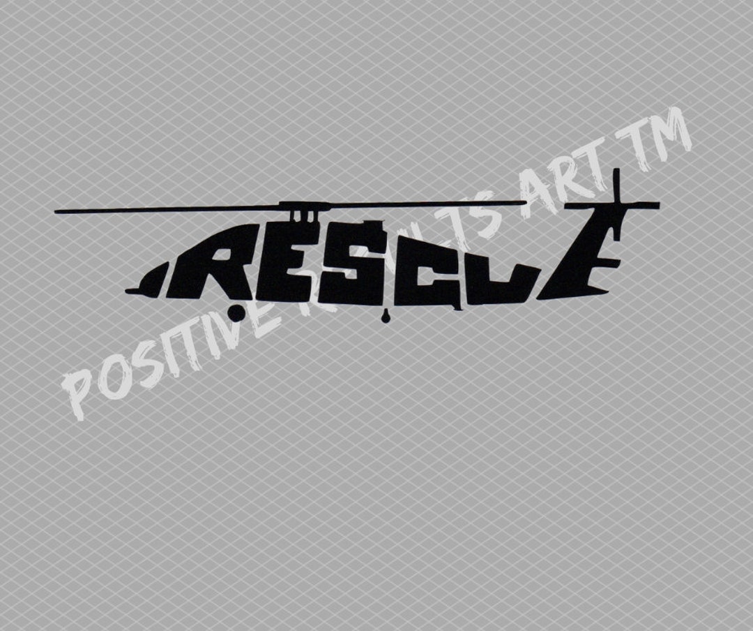H60 RESCUE Decal - Etsy