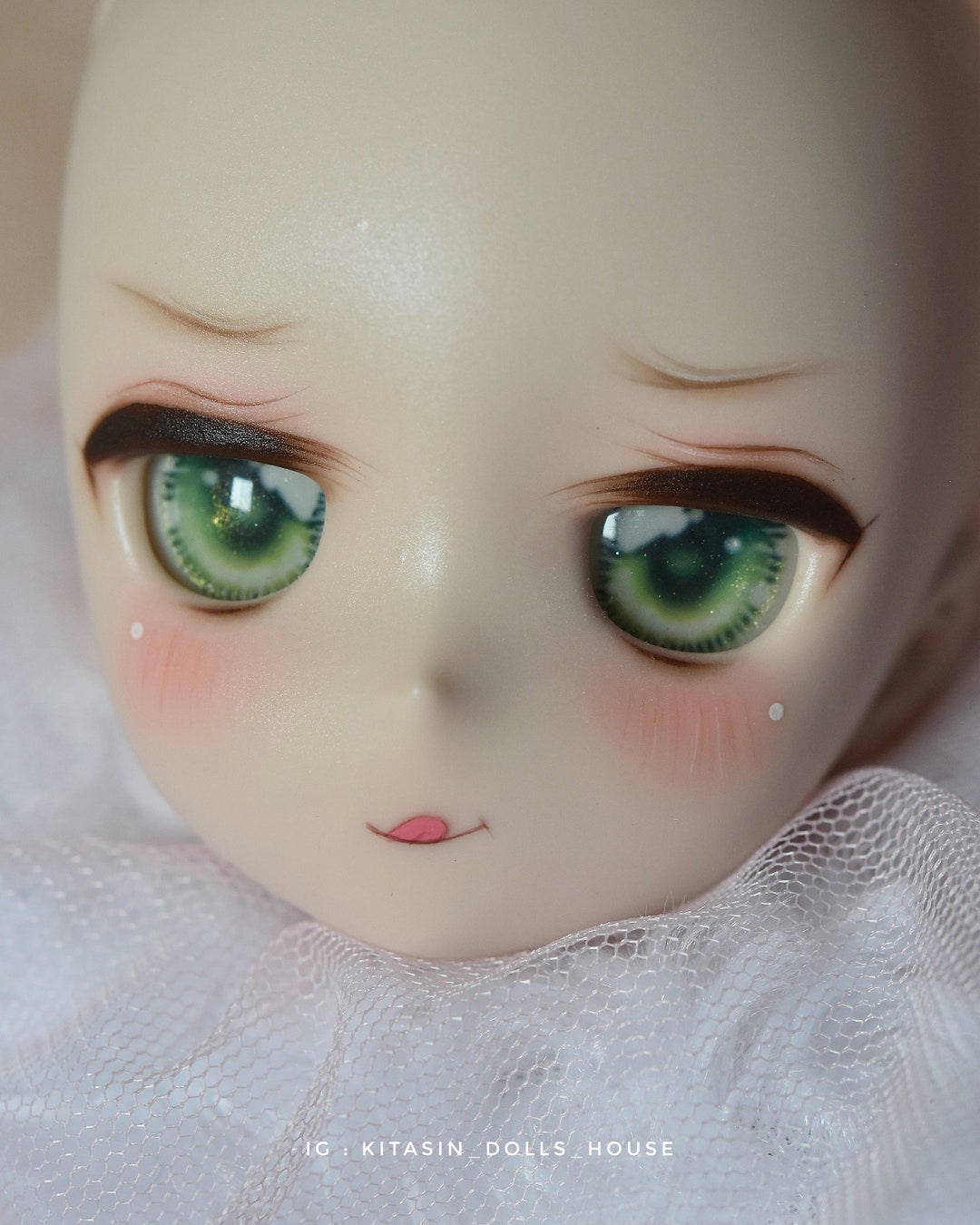 DDH-29 flesh Dollfie Dream Head Face-up Re-paint Custom - Etsy