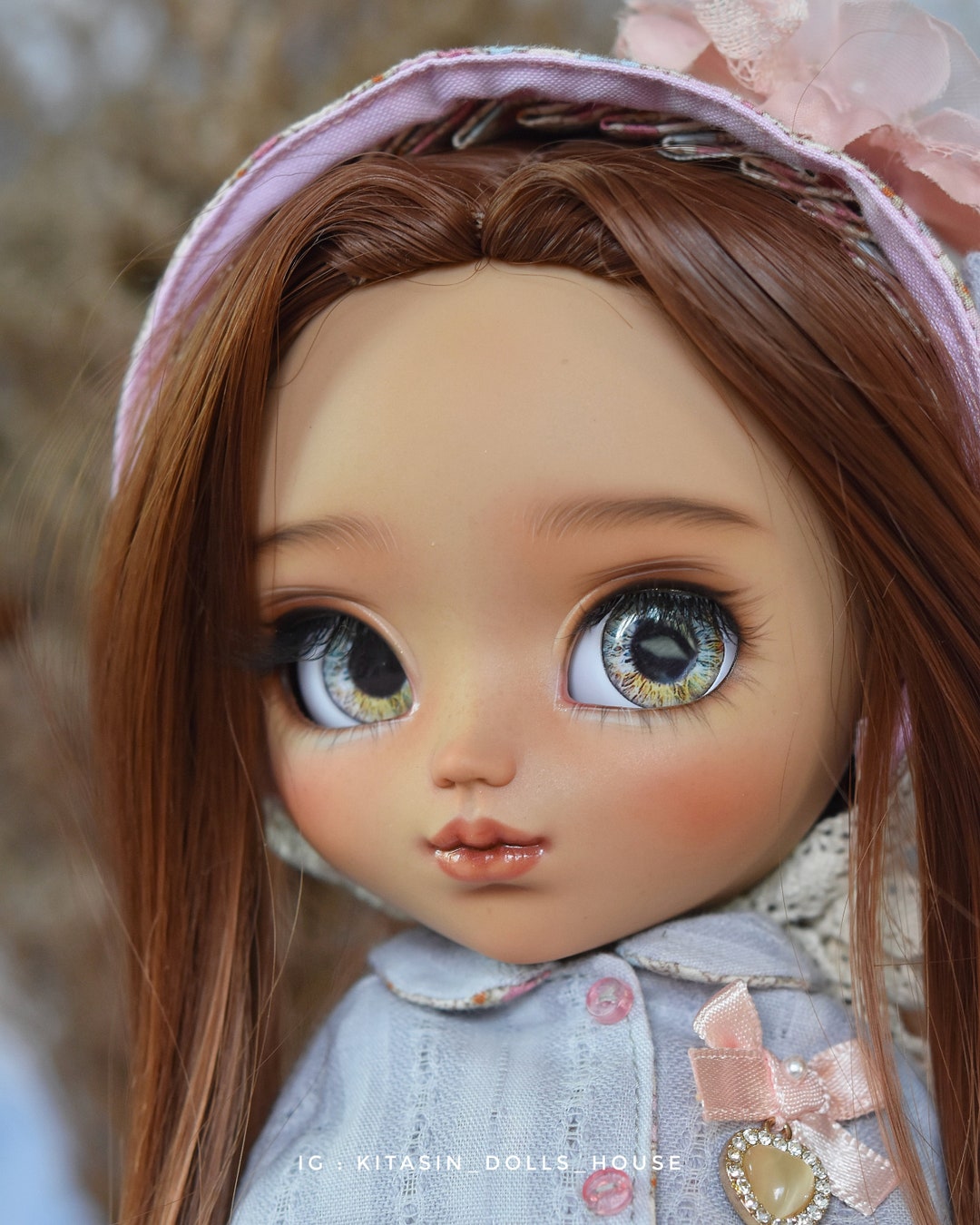Pullip mocha Skin Original Kitasin Style Custom Face-up Repaint Doll OOAK - Etsy
