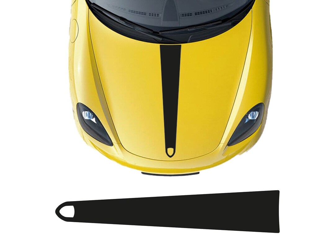 Centre Bonnet Stripe Decal Kit Air Release Vinyl Fits Porsche 718 ...