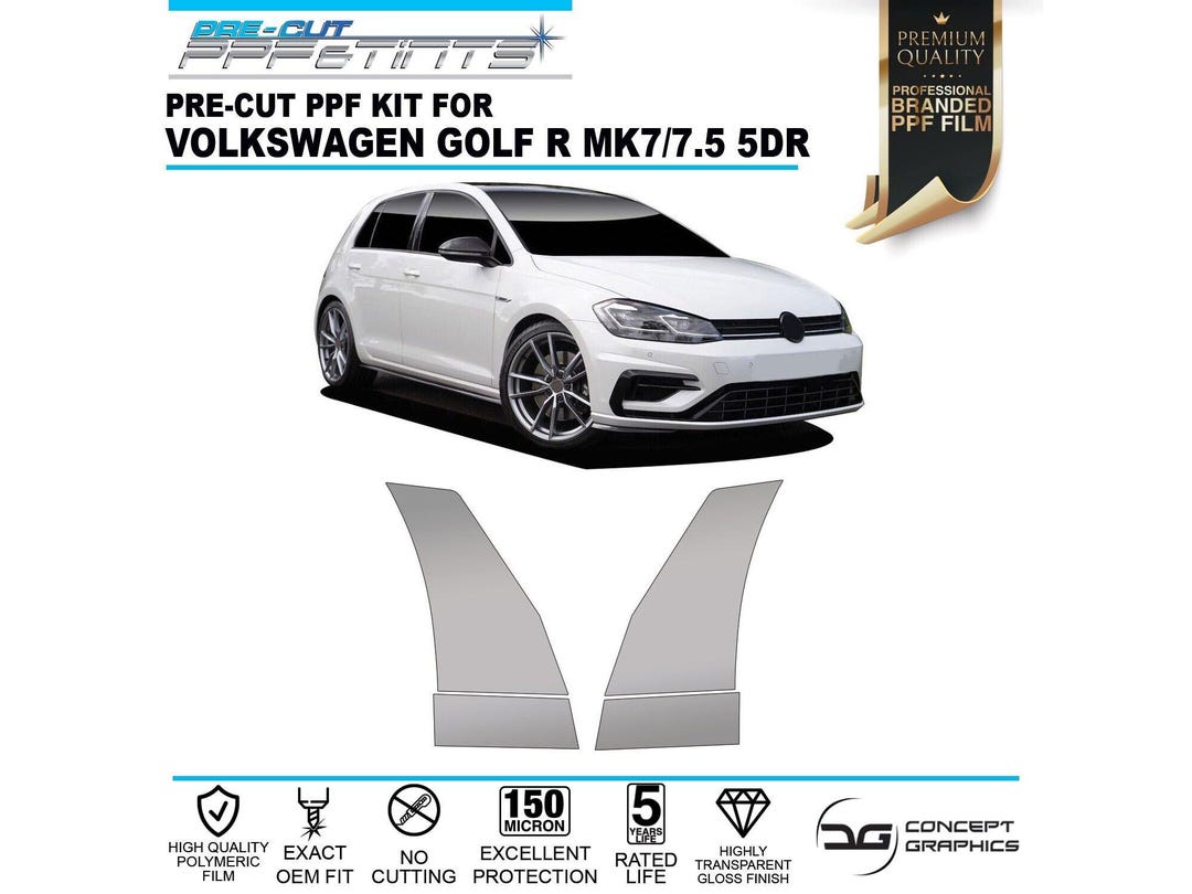 Rear Wheel Arches Stone Chip Guard Pre-cut PPF Paint Protection Film ...