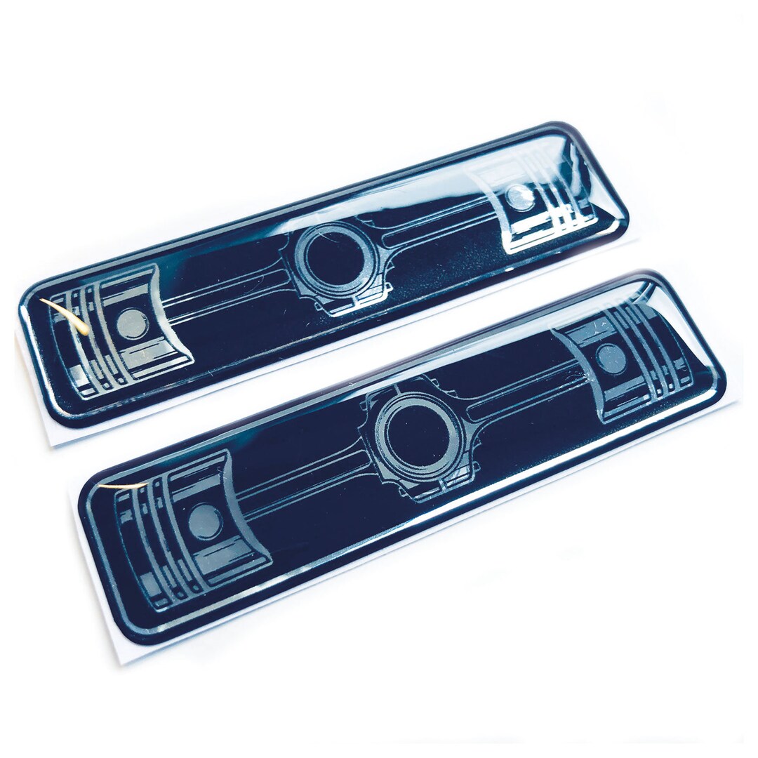 2x Boxer Engine 3D Chrome Domed Gel Decal Sticker Badges Fits Subaru ...