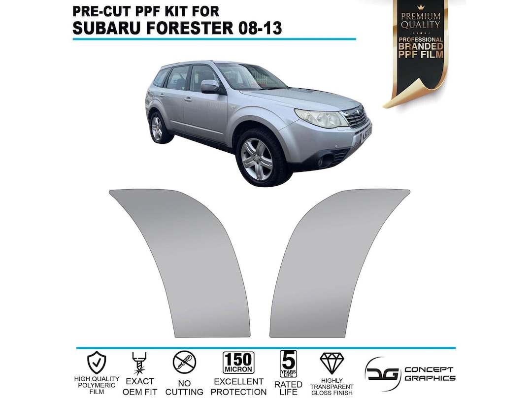 Rear Wheel Arches Stone Chip Guard Pre-cut PPF Paint Protection Film ...