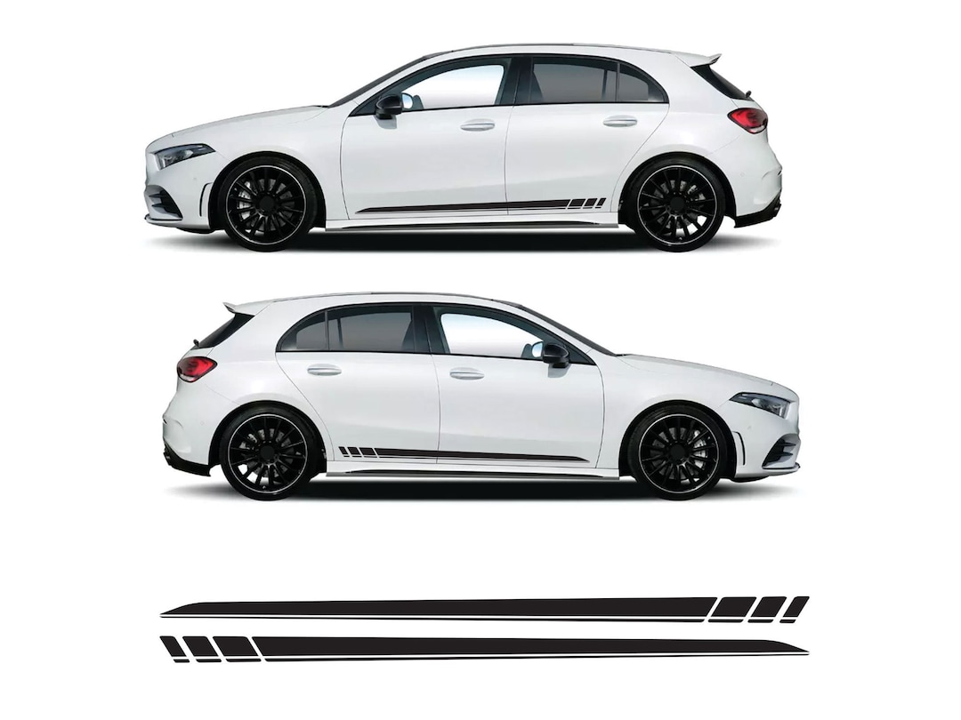 Edition Style Side Stripe Decal Kit Air Release Vinyl Fits Mercedes A ...