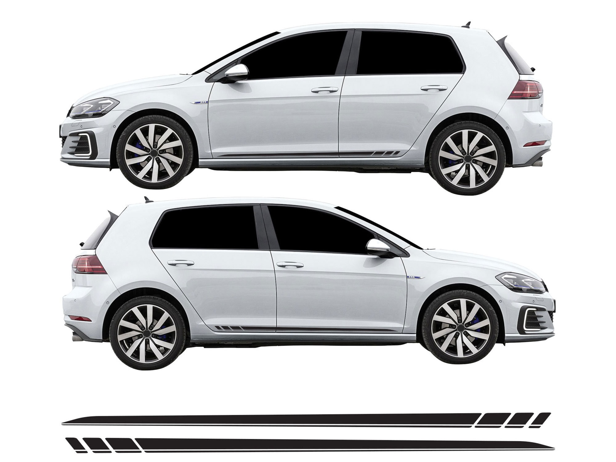 Lower Sport Door Side Stripe Decal Kit Air Release Vinyl Fits ...