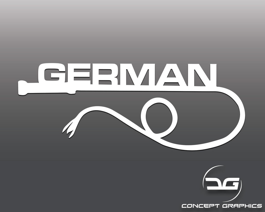 German Whip Funny Vinyl Decal Sticker, Car Decal, Laptop Sticker, JDM ...