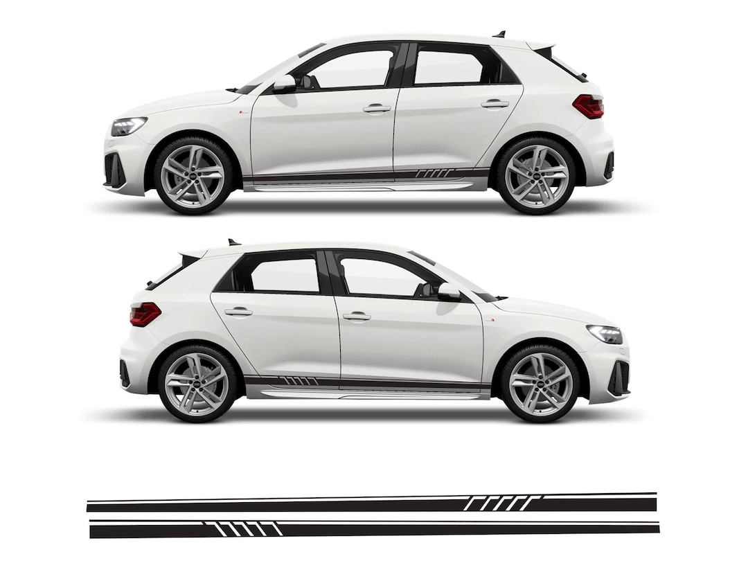 Line Style Side Racing Stripe Decal Sticker Kit Air Release Vinyl Fits ...