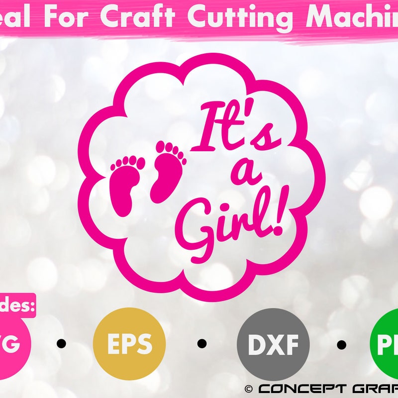 Its a Girl Sticker - Etsy