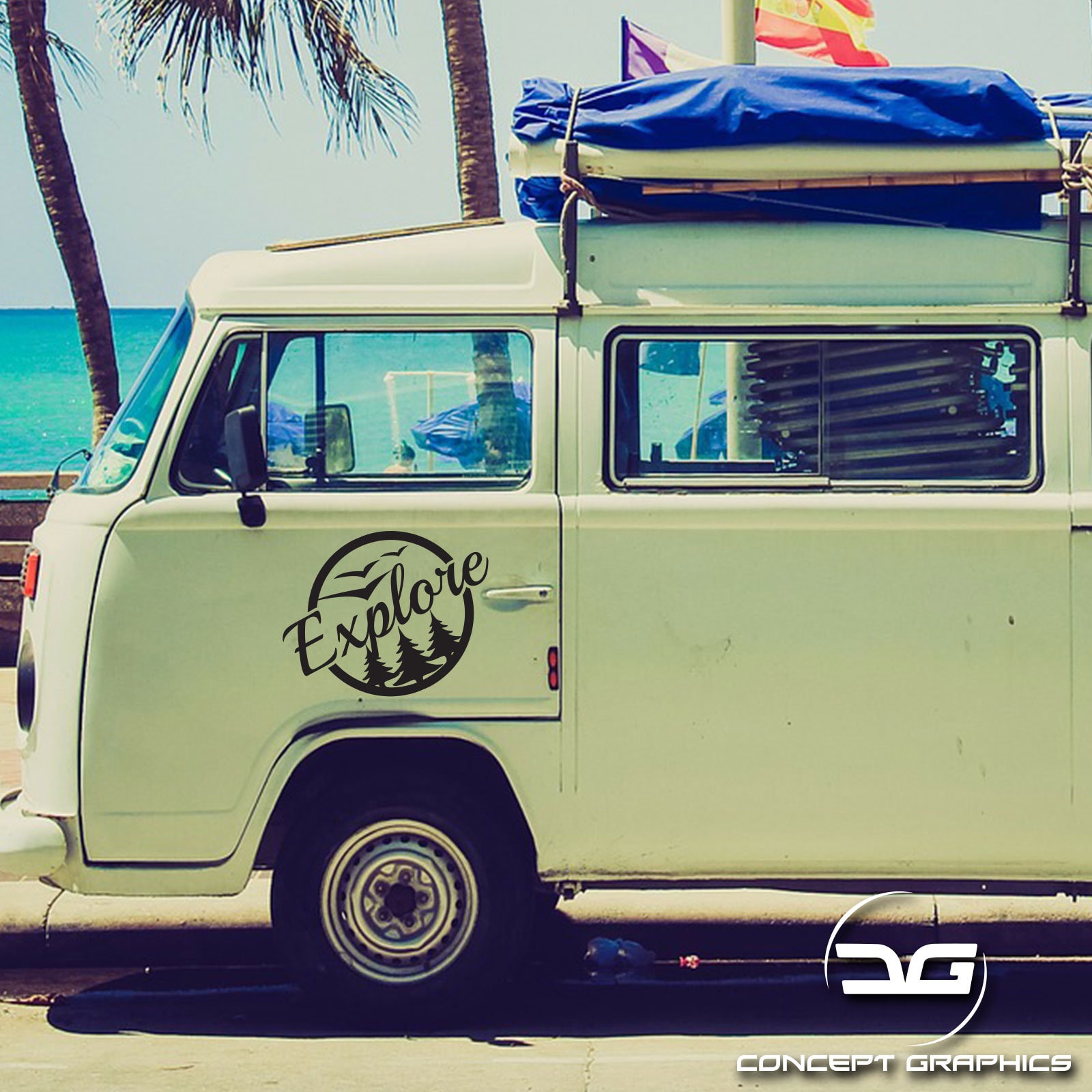 Explore Adventure Vinyl Decal Sticker - Car Sticker - Laptop MacBook ...