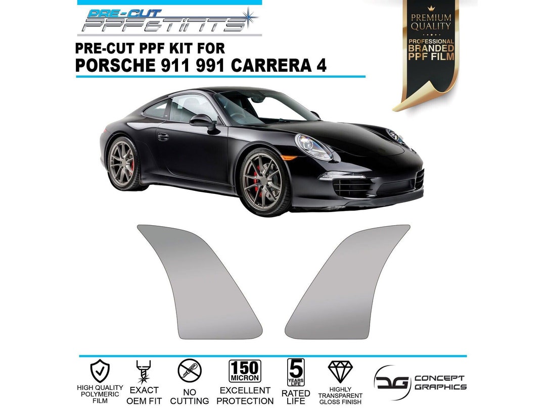 Rear Wheel Arch Stone Guard Pre-cut PPF Paint Protection Film Kit for ...