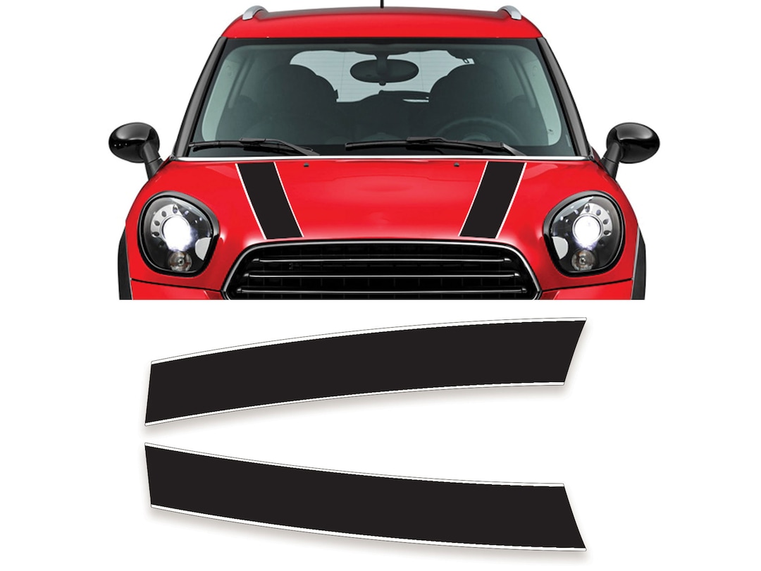 Bonnet Pin Stipe Exact Factory Fit Air Release Vinyl for Mini ...