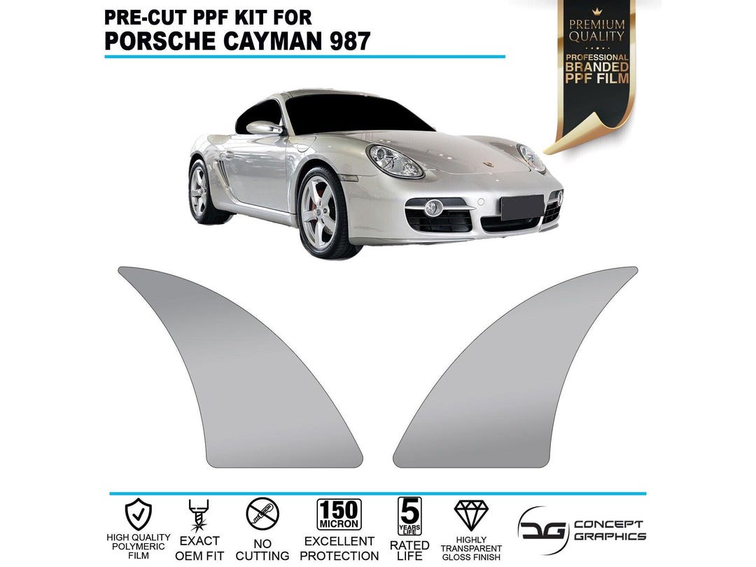 Rear Wheel Arches Stone Chip Guard Pre-cut PPF Paint Protection Film ...
